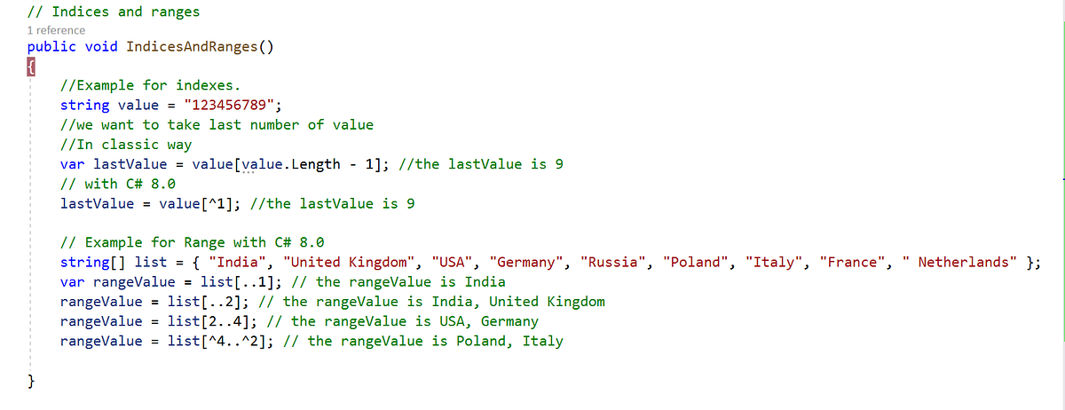 New programming tricks with C# 8.0 feature. | by Ravi Srivastava | Medium