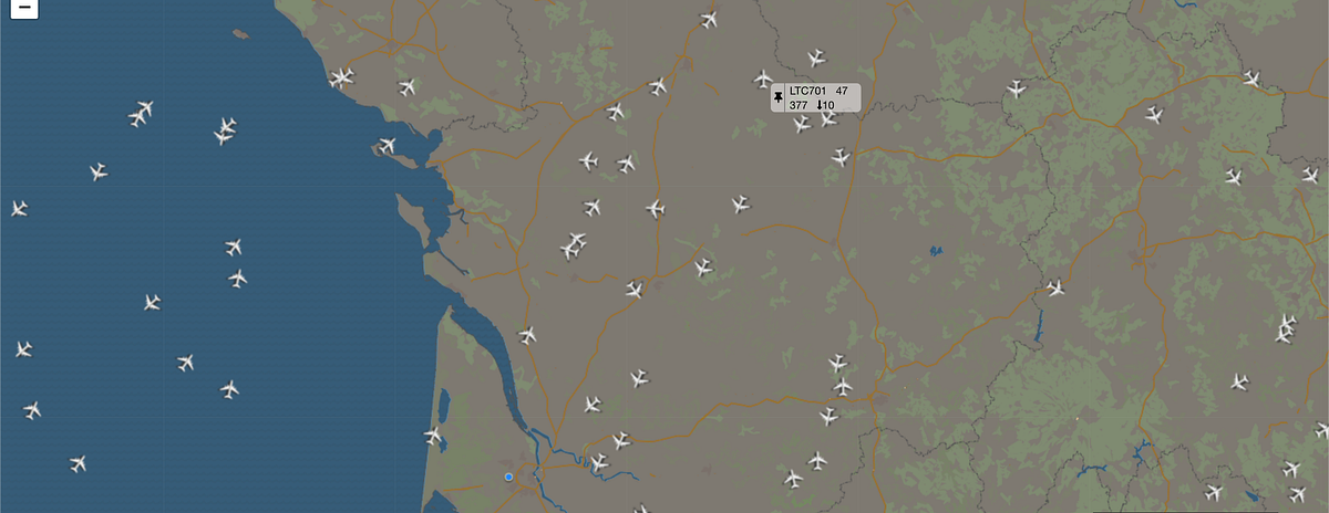 Animating Live Flight Paths in an Ionic App with OpenLayers | by Vishal ...