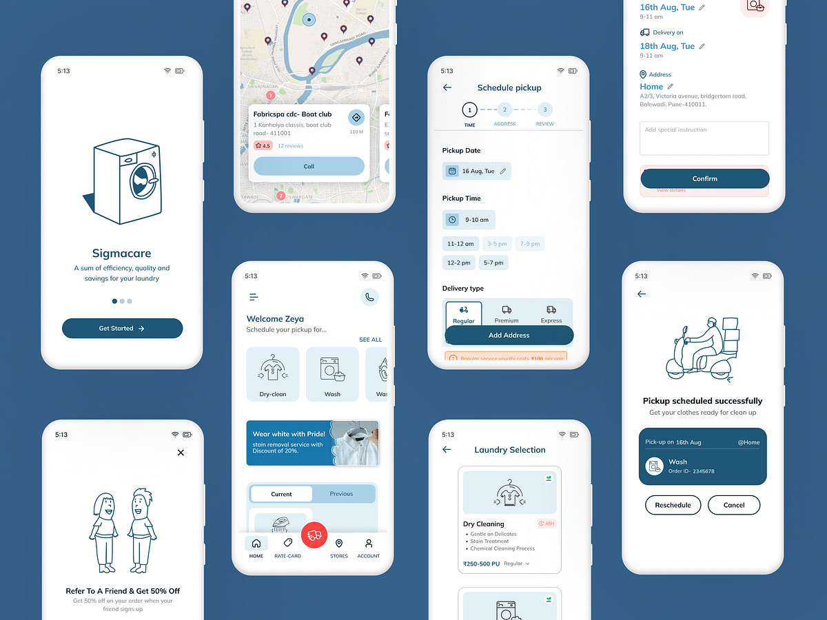 Revamping Laundry app’s booking experience- A Product Design Case Study ...