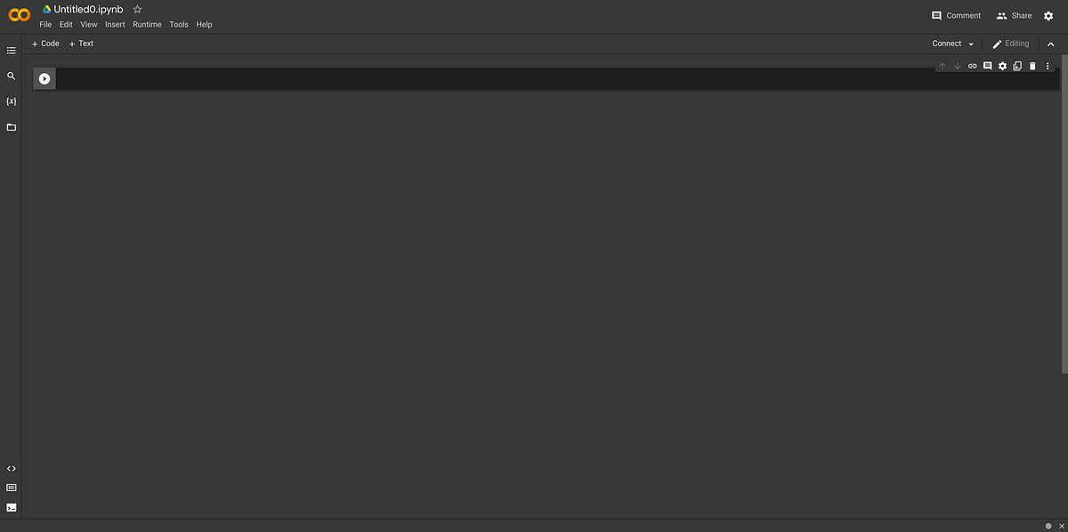 Beginner’s Guide to Google Colaboratory | by Reyansh Bahl | Medium