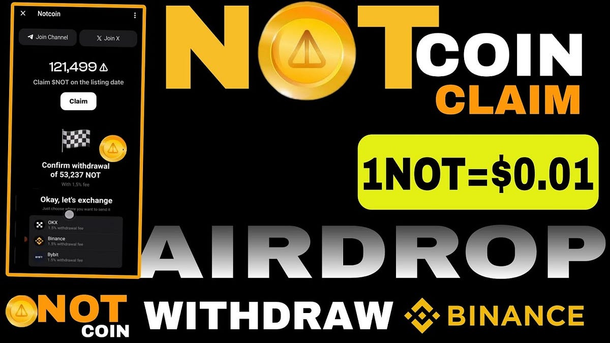 Notcoin Airdrop | How to Claim $NOT tokens | Free Guide 2024 May | by Conor Kenny | May, 2024 ...
