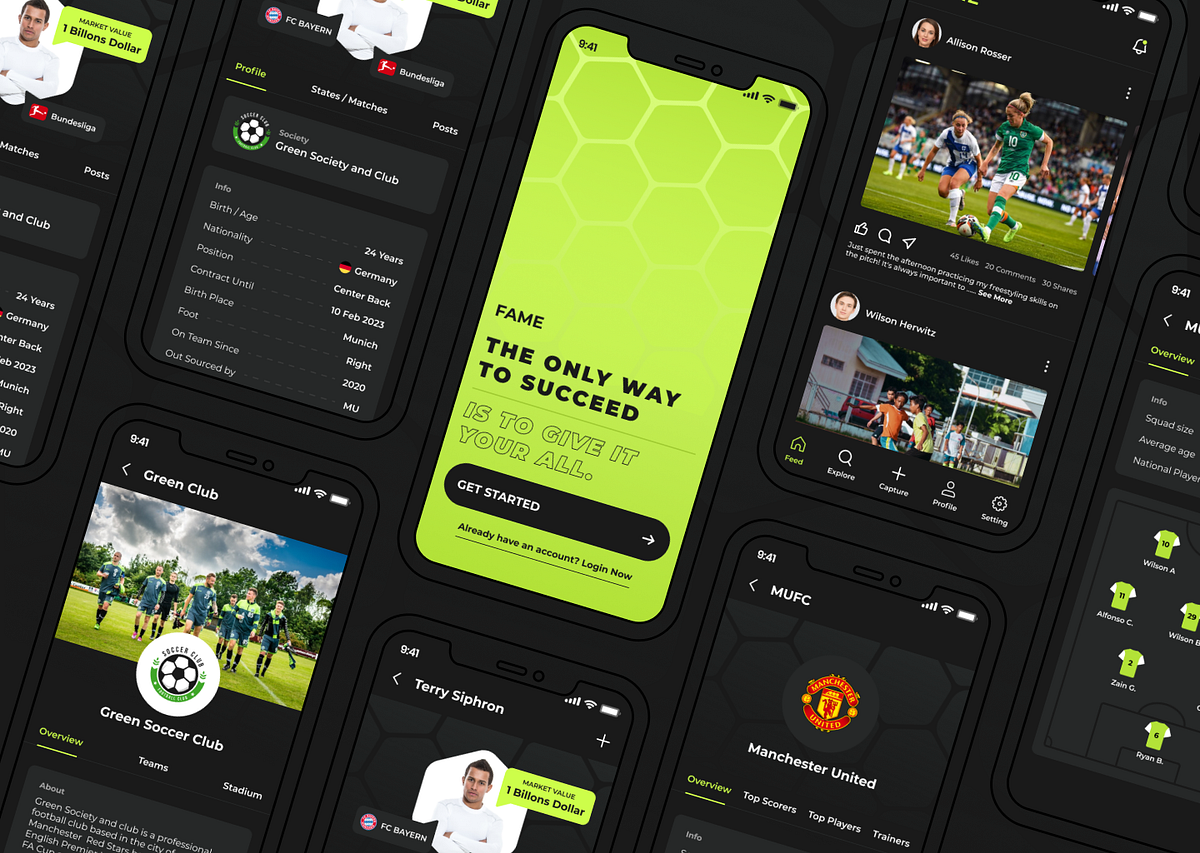 Designing a real mobile App project for Footballers: The Challenges and ...