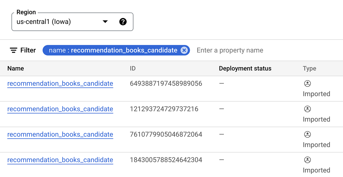 Google Vertex AI Model Registry and Versioning | by Sascha Heyer | Google Cloud - Community | Medium