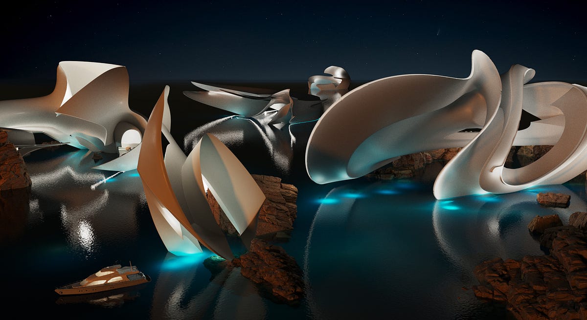 NFT open ocean resort put up for auction | by MRAMOR | Medium