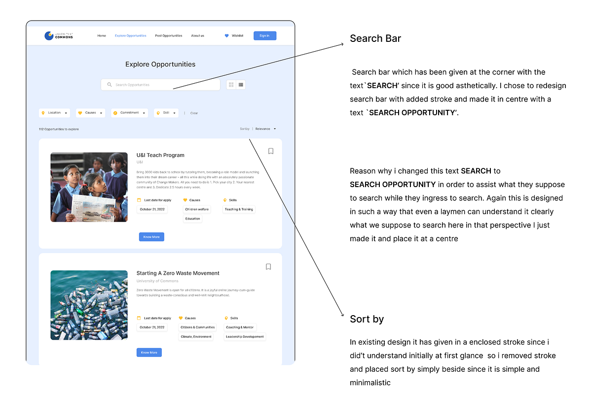 Re-design the user experience and interface of the Website | by ...