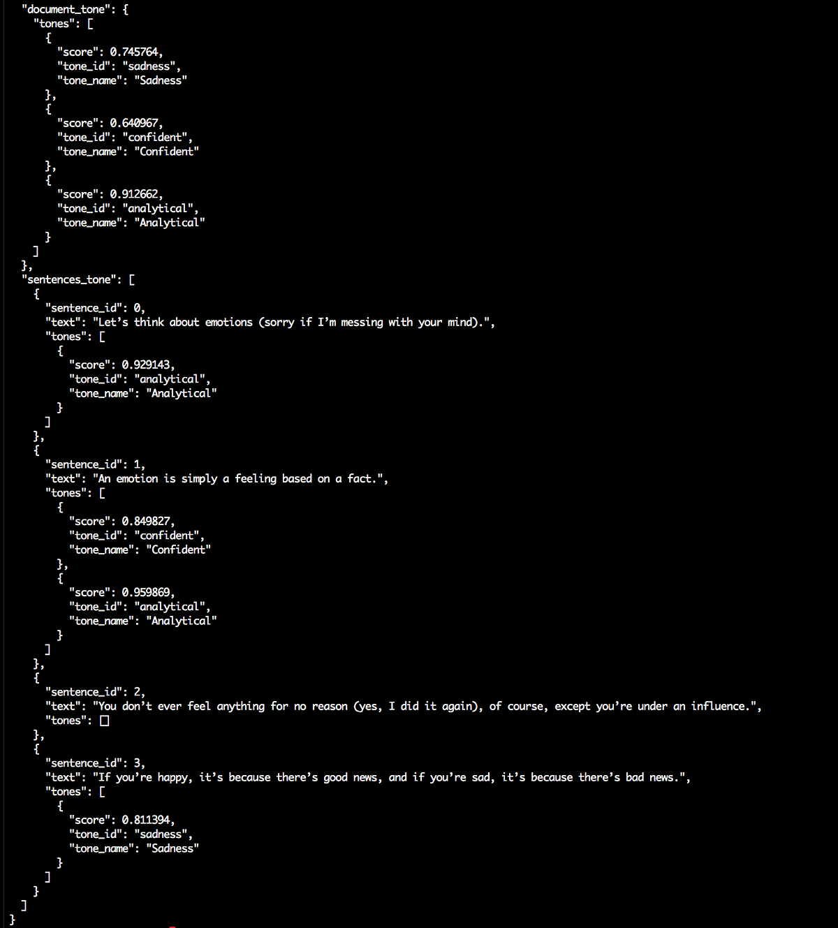 Getting Started with IBM Watson Tone Analyzer | by Bayo Opesanya | codeburst