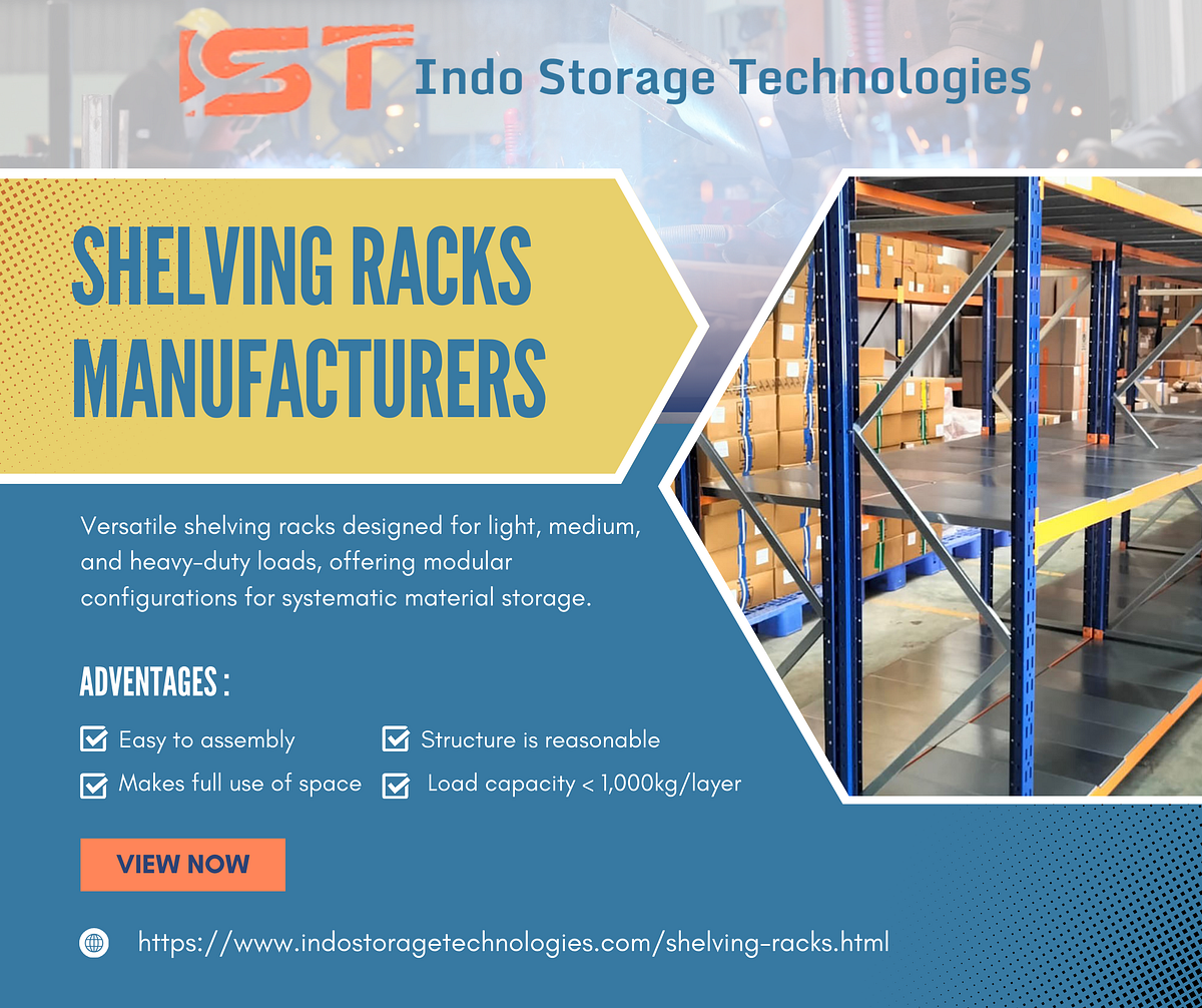 Indostoragetechnologies|shelving racks Manufacturers, In India | by ...