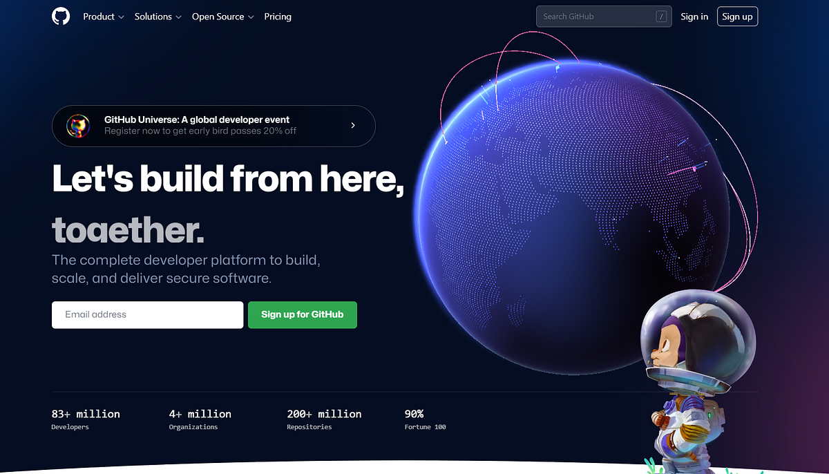 How to scrape data from GitHub using python | by Manisha Surada | Selenium-pro | Medium