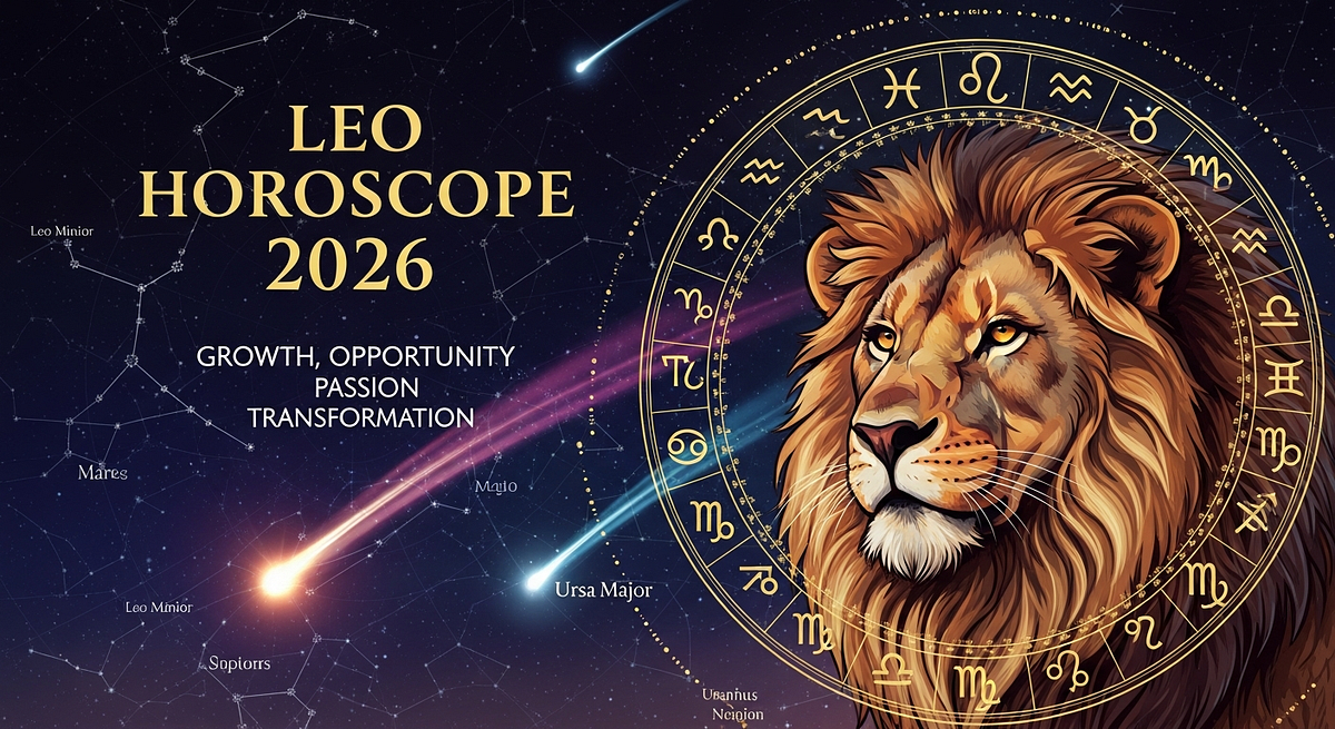 Leo Horoscope 2026: Yearly Predictions for Love, Career, Health and ...