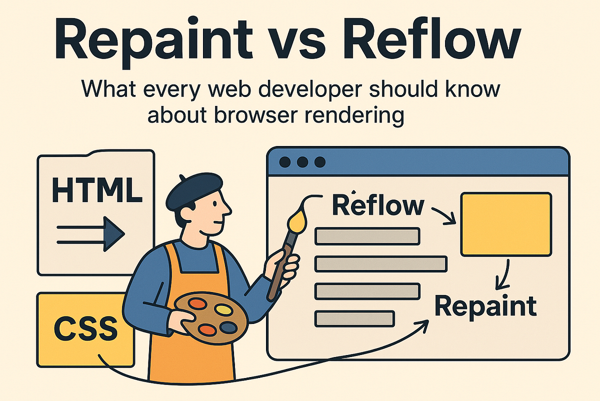 Repaint vs Reflow. What every web developer should know… | by JS Maraiya | Bootcamp | Medium