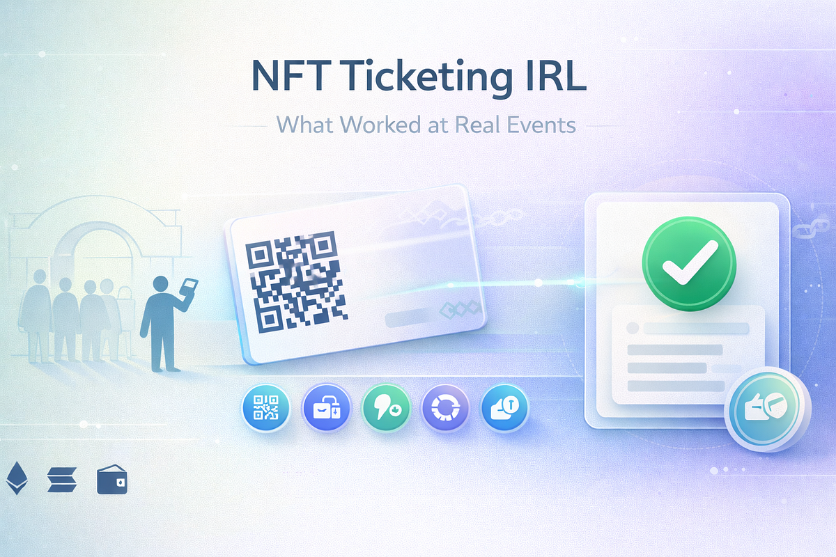 5 NFT Ticketing Deployments That Worked IRL | by Quaxel | Jan, 2026 ...