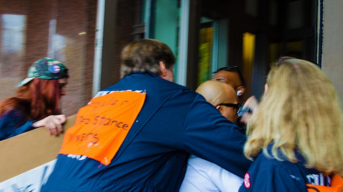 DNC Headquarters Ambushed by Protesters Claiming Party “Sold Out” | by ...