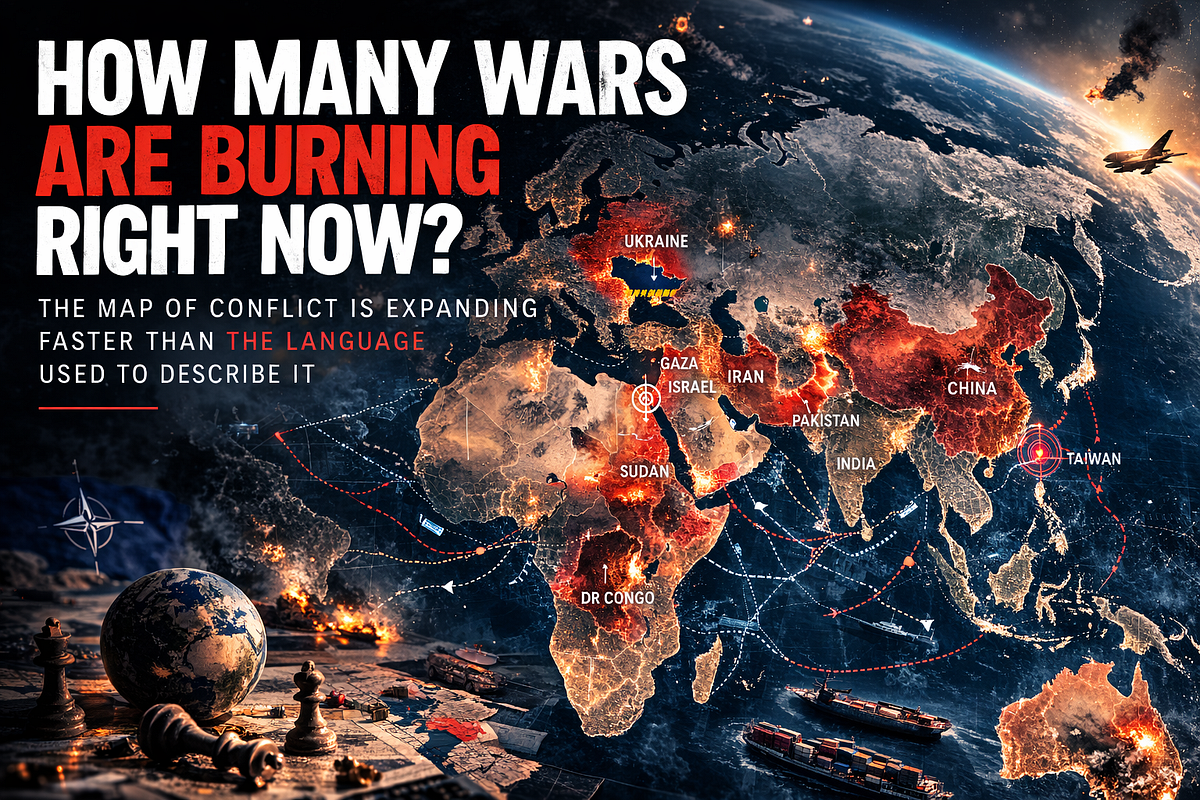 How Many Wars Are Burning Right Now? Global Conflict Map | The manifest ...