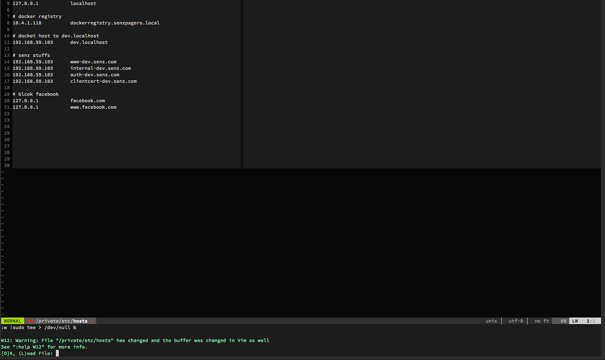 Become root inside vim. Edit root permission file | by (λx.x)eranga | Effectz.AI | Medium