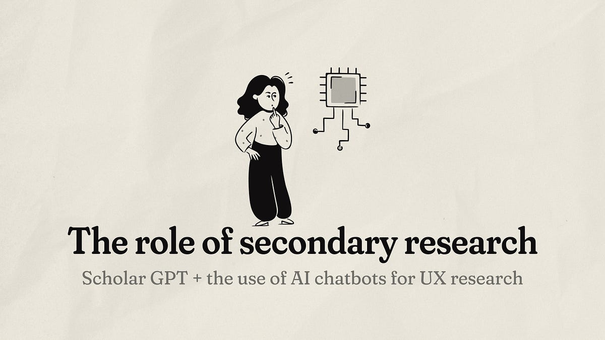 The role of secondary research in UX | by Nico Armato | Bootcamp | Medium