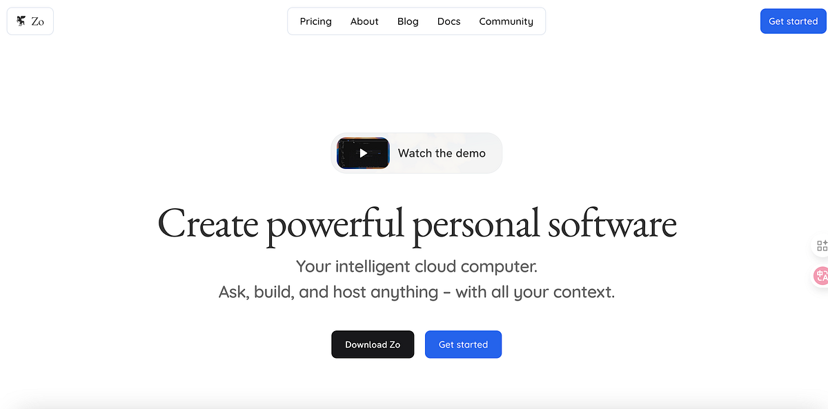 💻🌥️ Another Fascinating Product: The AI Personal Cloud Computer — Zoe ...