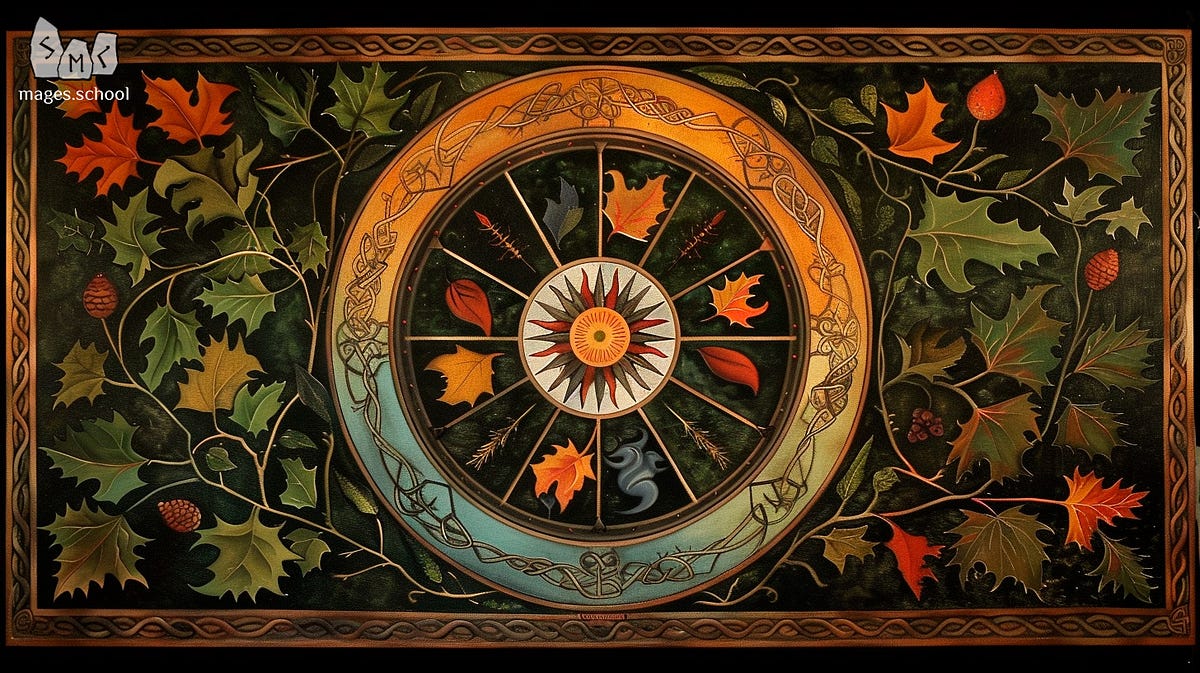 The Wheel of the Year. Pagan Holidays. | by Menshikova School | Medium