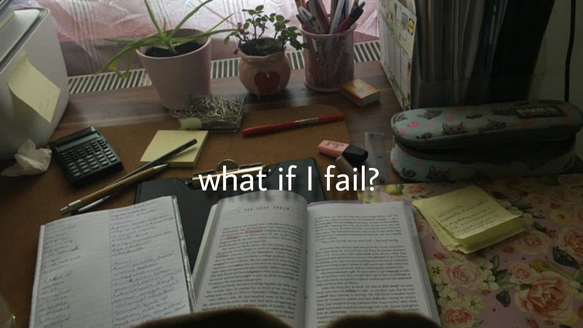Too Tired to Study, Too Scared to Fail | by finn. | Medium