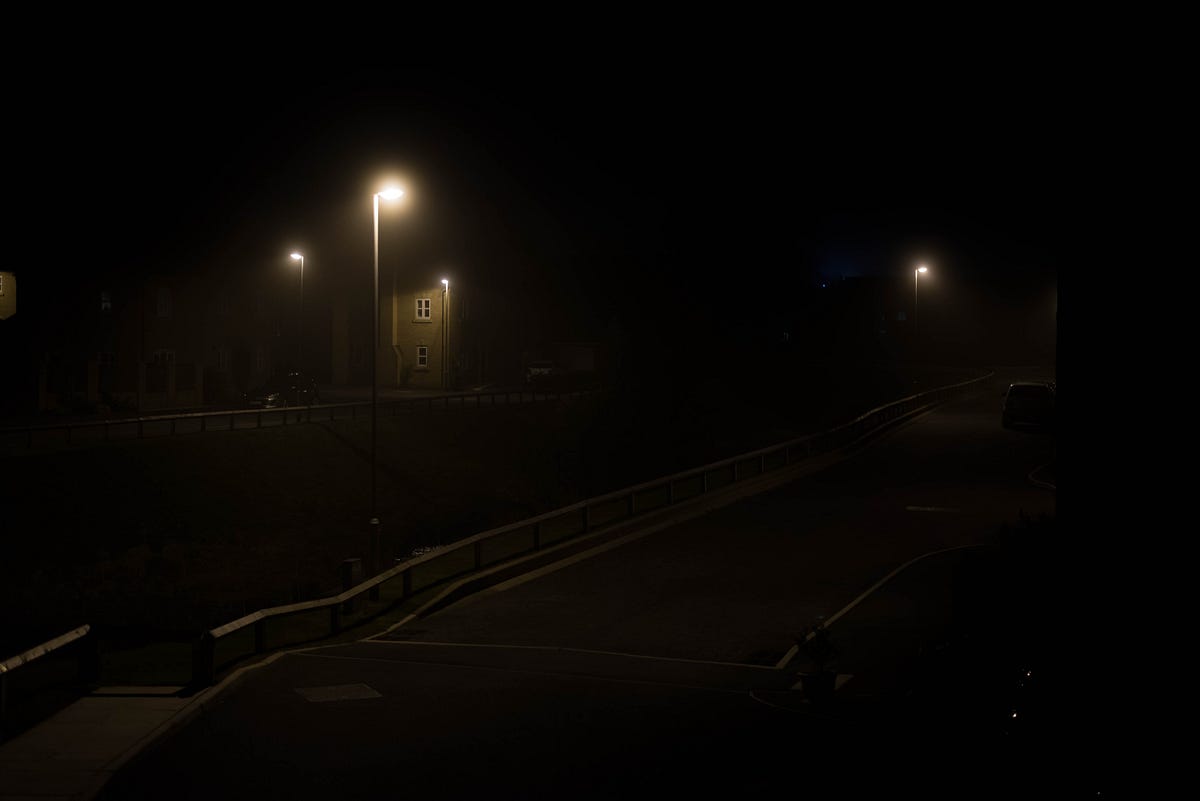 Running in the Pitch Black. I woke up with the shits at 5am. | by ...