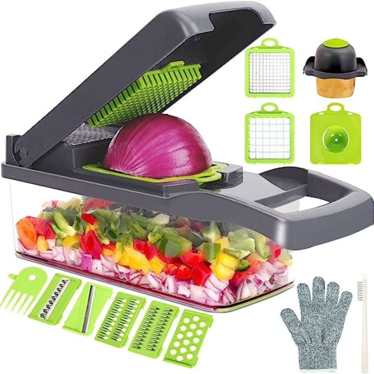 8-Blade Vegetable Chopper: Ultimate Kitchen Tool | by Shazilwaqar | Jun ...