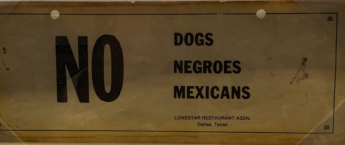 Sad Signs of Our Past. Journalist Dominic Carter visits “Black… | by ...