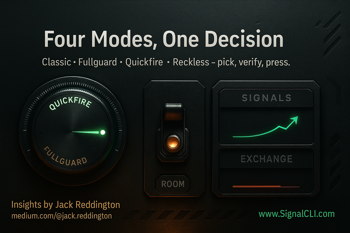 Four Modes, One Decision — How I Actually Use SignalCLI | by Jack ...