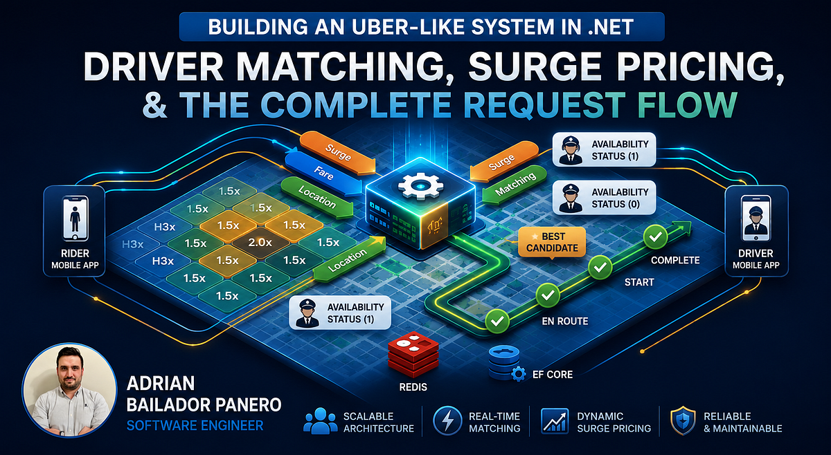 Uber-like System in .NET: Driver Matching, Surge Pricing and the ...
