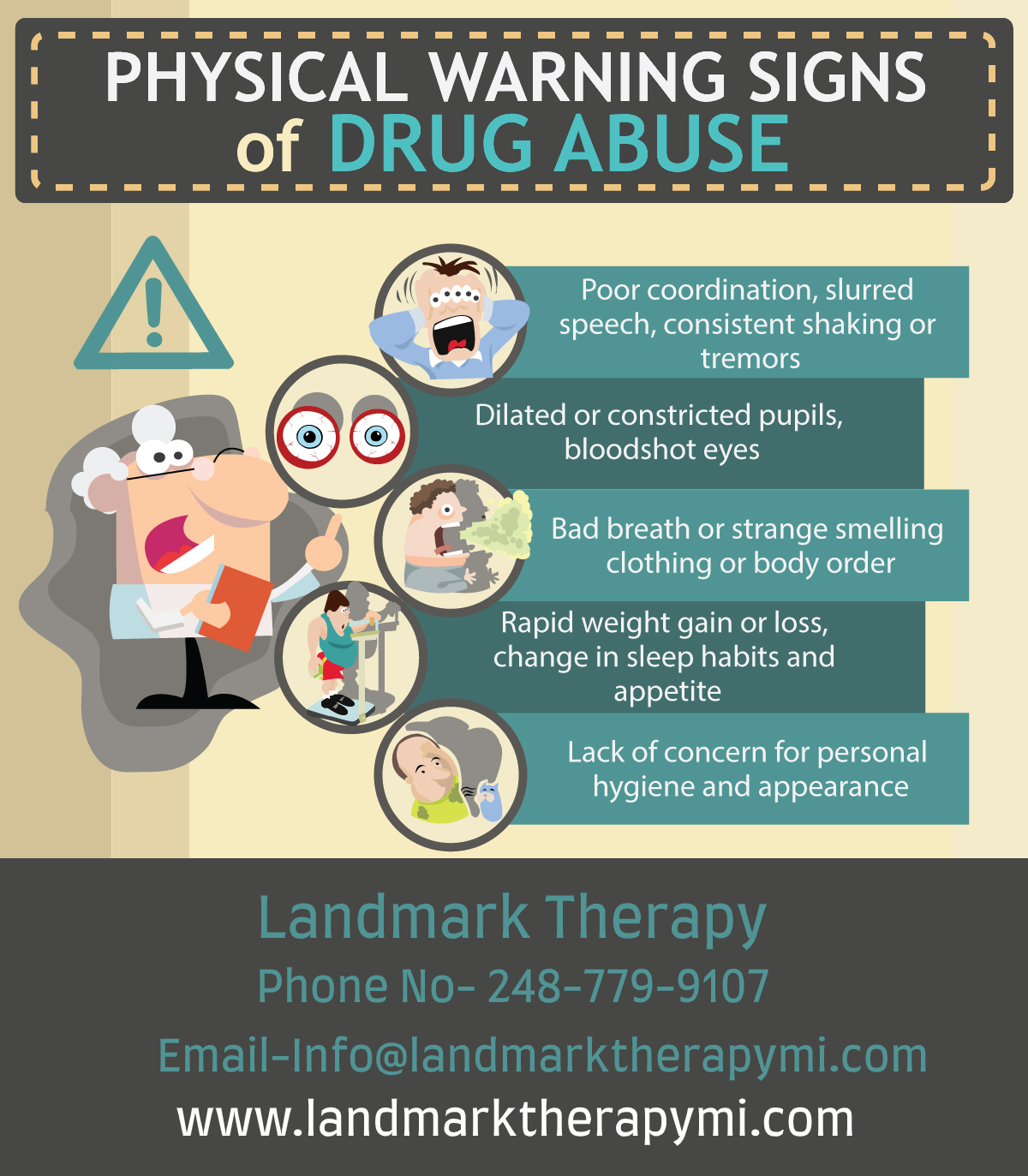 Physical Warning Signs of Drug Abuse | by Landmark Therapy | Medium