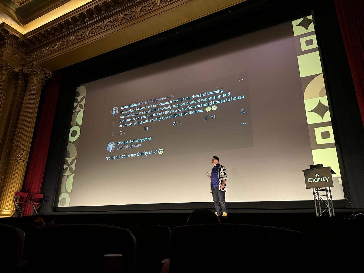 Clarity recap: “Mise en mode,” Donnie D’Amato | by Amy Lee | Nov, 2023 | Medium