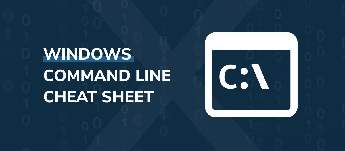 Day 6 : Windows Command line cheat Sheet | by 2Min_Nerd | Medium