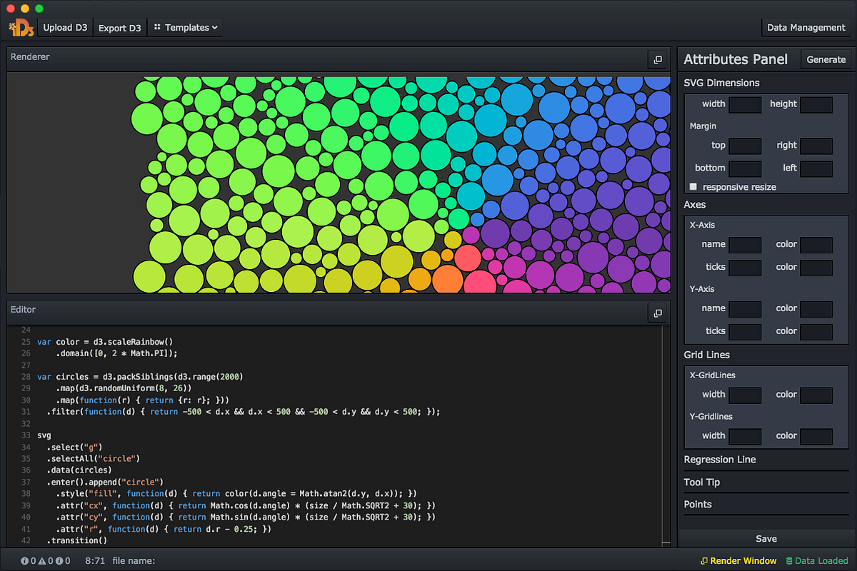 iD3: an IDE for D3.js. Are you into data visualizations? Have… | by ...