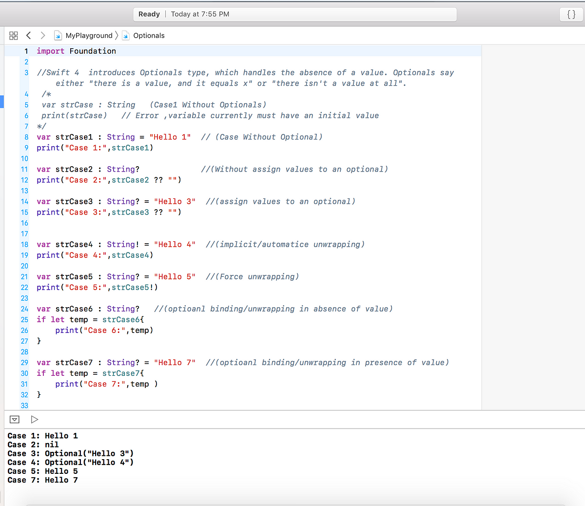 About Optional in Swift. understanding related to optional | by Gopal ... About Optional in Swift. understanding related to optional | by Gopal ...