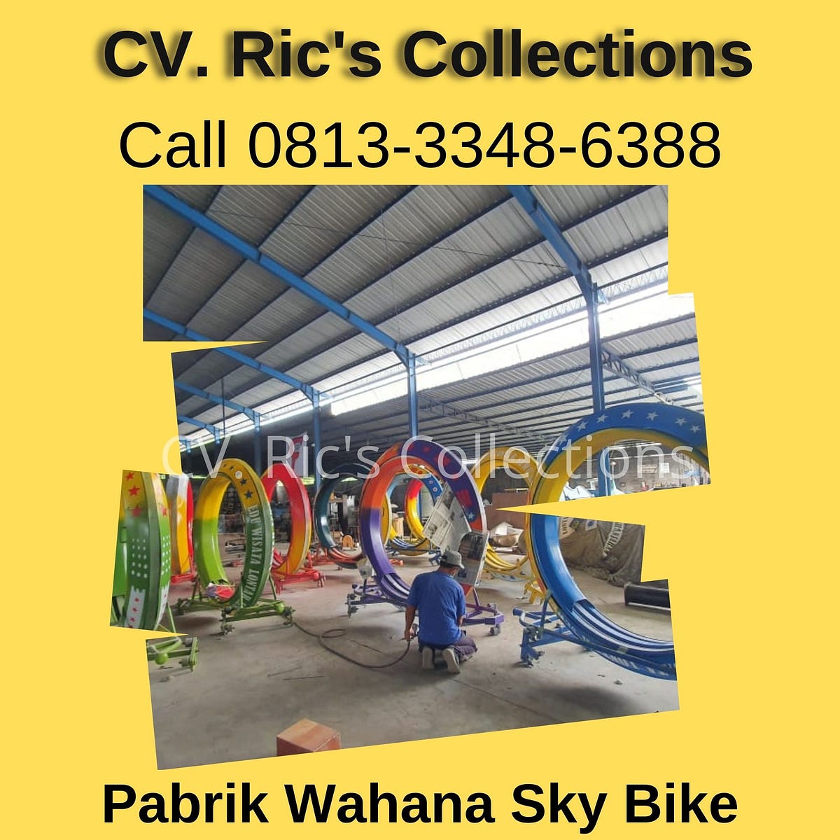 REKOMENDASI INVESTASI, Call 0813–3348–6388, Pabrik Wahana Permainan Sky ...