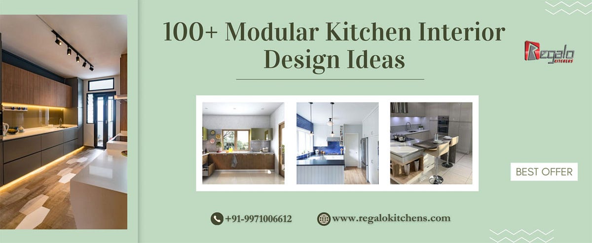 100+ Modular Kitchen Interior Design Ideas | by Regalo Kitchens | Jan ...