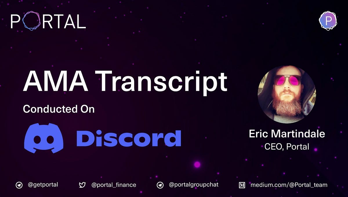 Zapis portalu Discord AMA. Projekt Portal ma przyjemność… | by ...