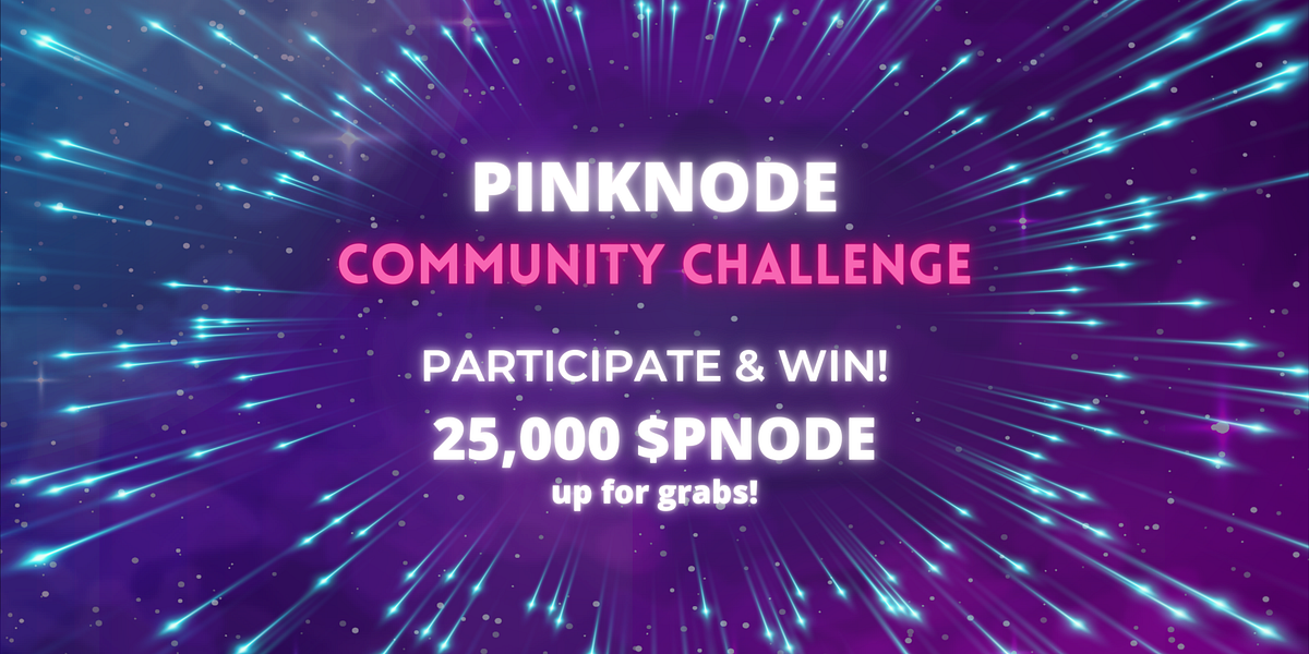 Pinknode Community Challenge — #Pinkchallenge | by Pinknode | pinknode ...
