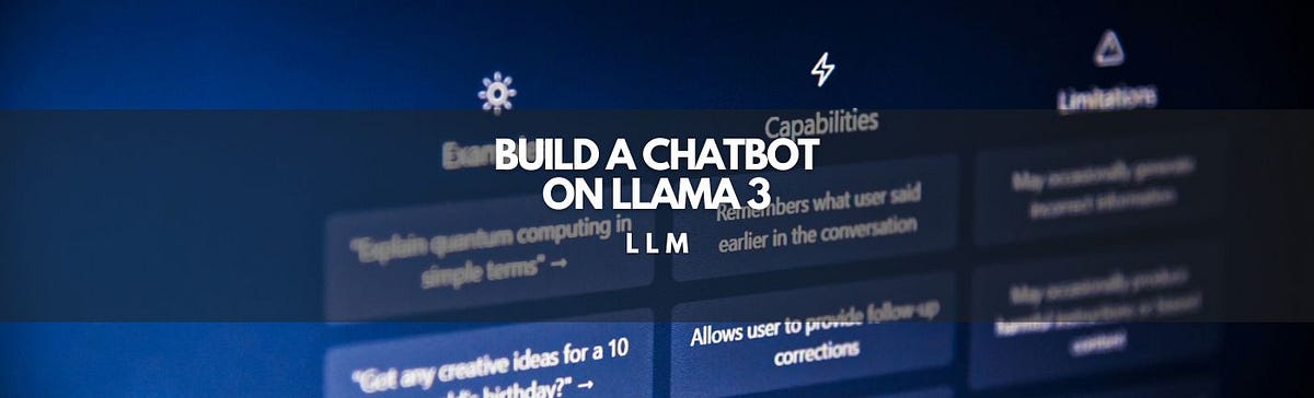 Build A Chatbot On Llama 3 Build A Chatbot With Ollama And Create A