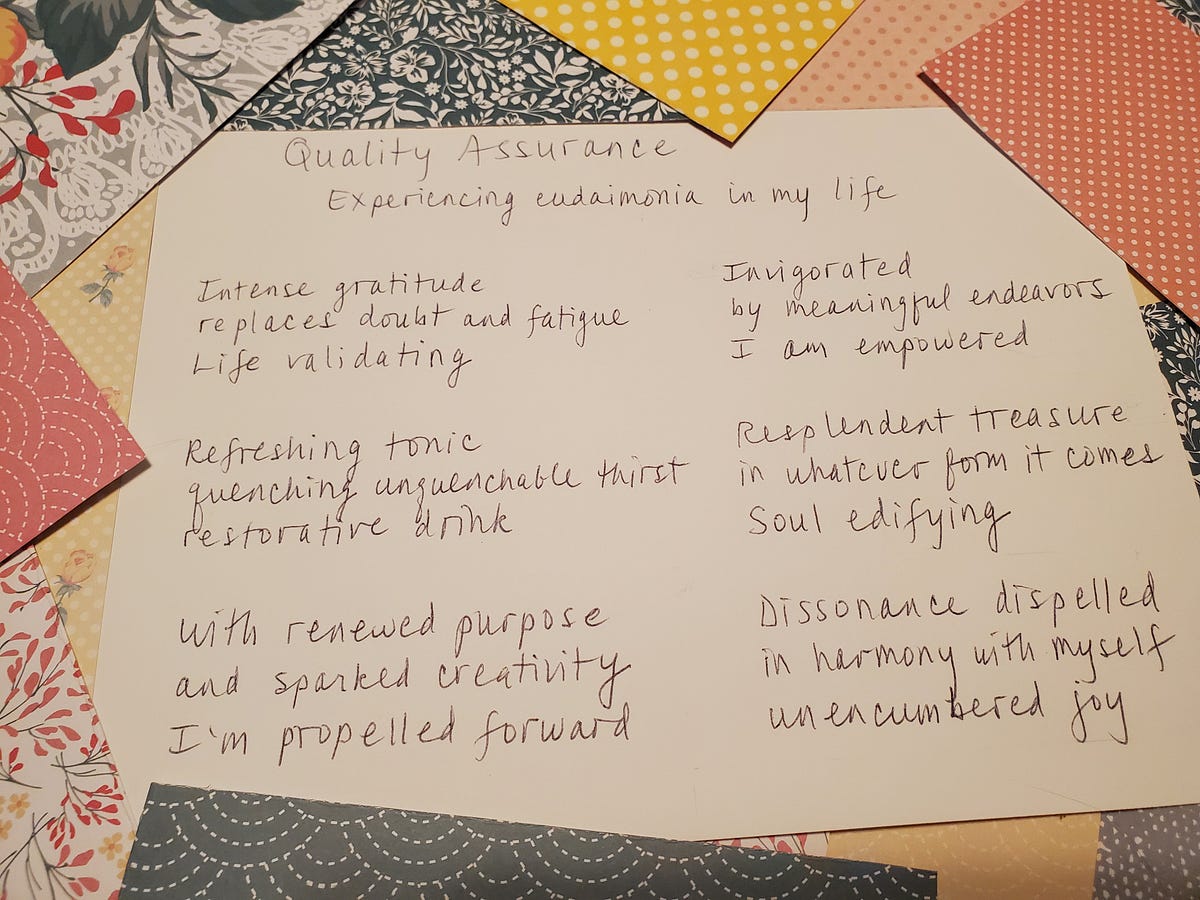 Quality Assurance - Paper Poetry - Medium