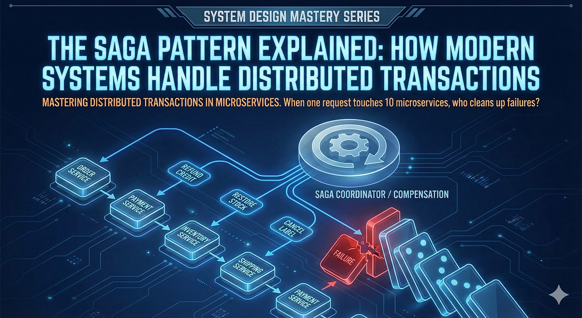 The Saga Pattern Explained: How Modern Systems Handle Distributed Transactions | by Suresh Kumar ...