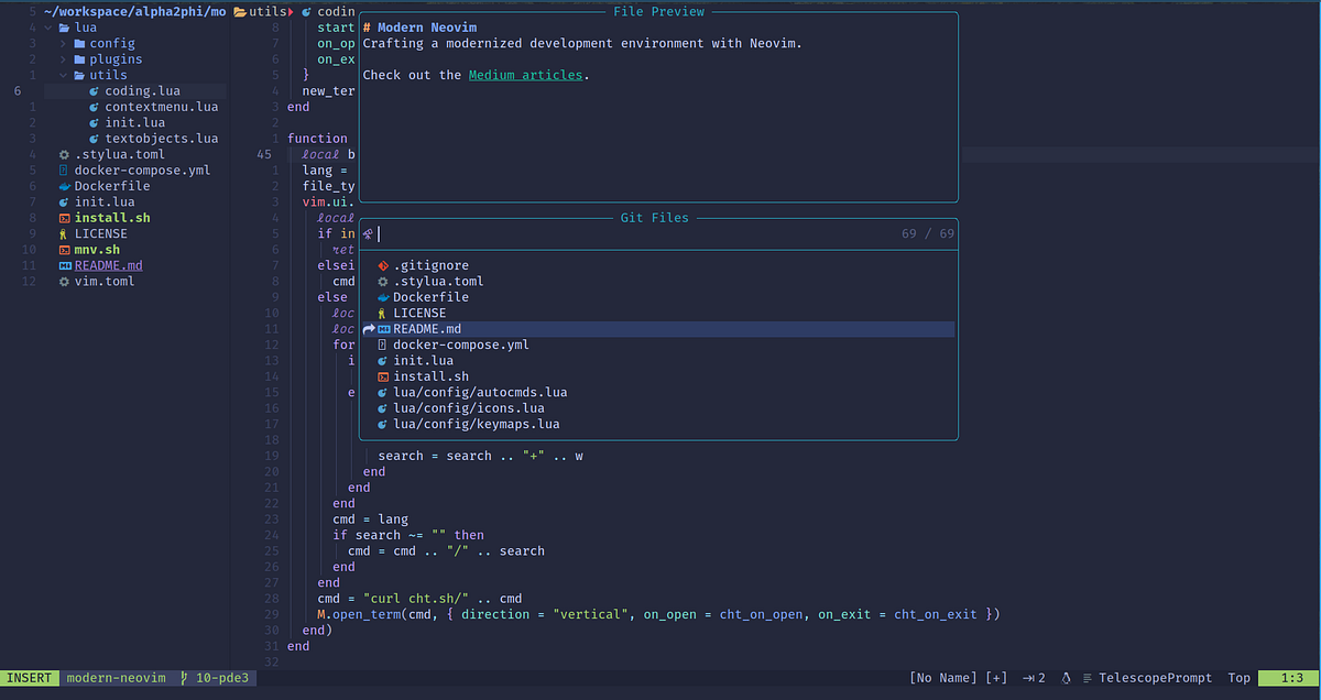 Modern Neovim — PDE (Part 3). More tips and tricks to configure a… | by ...