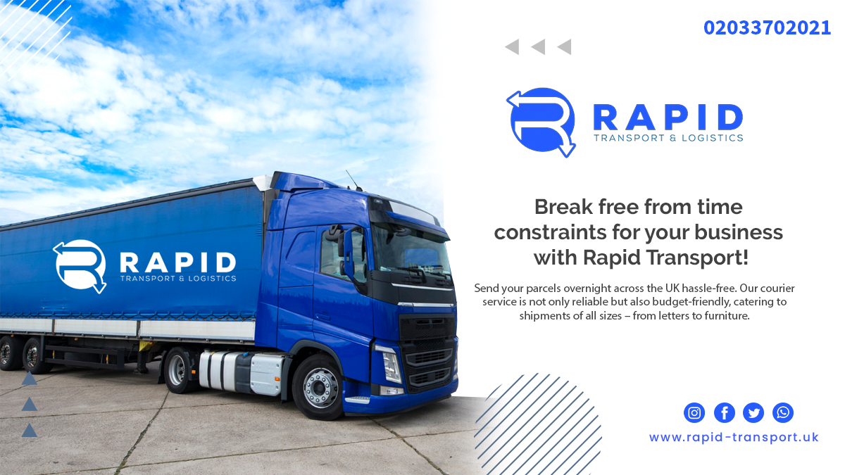 Send your parcels overnight across the UK with Rapid Transport ...
