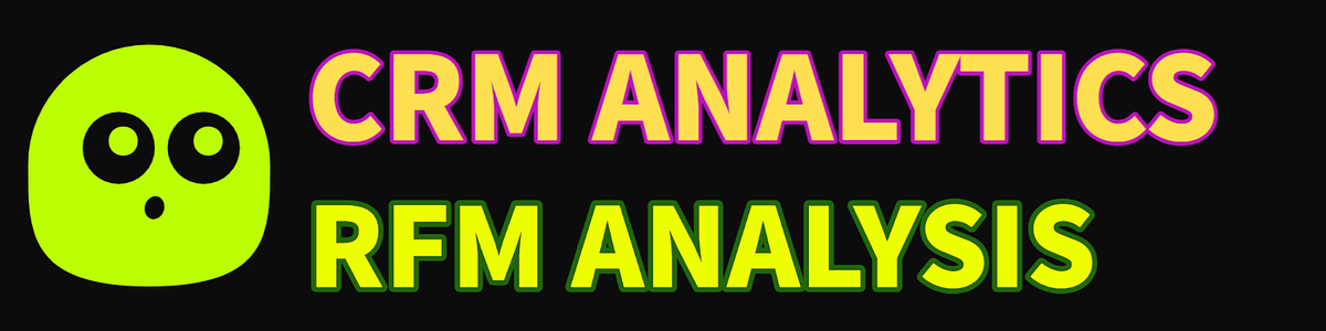 CRM Analytics-RFM Analysis. Customer analytics refers to the use of ...