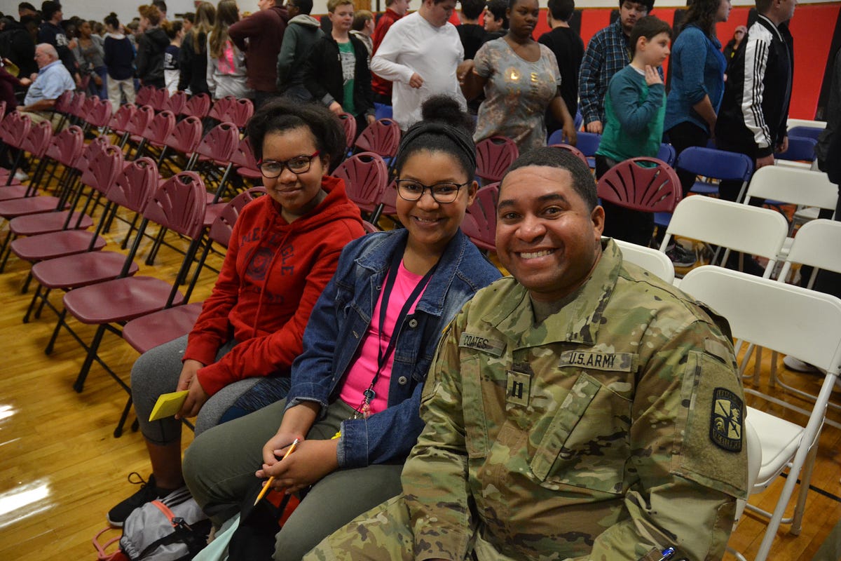 CMS students honor veterans with annual Take a Veteran to School Day ...