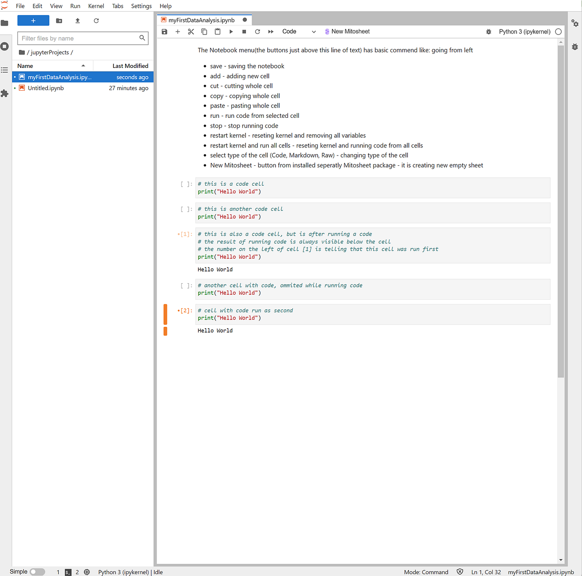 A Beginner’s Guide to start working with Jupyter — the best IDE for data analysis in python ...