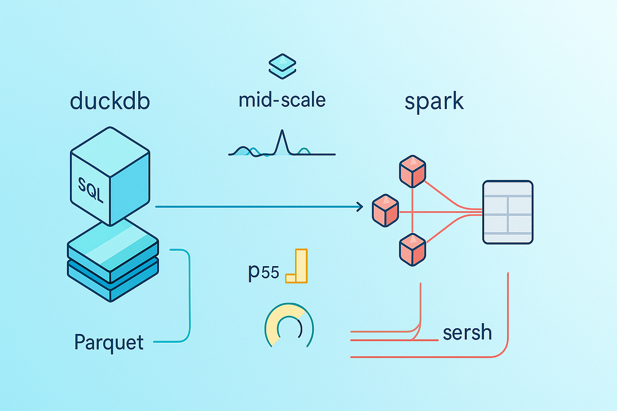 DuckDB vs Spark at Mid-Scale: The Honest Numbers | by Codastra | Medium