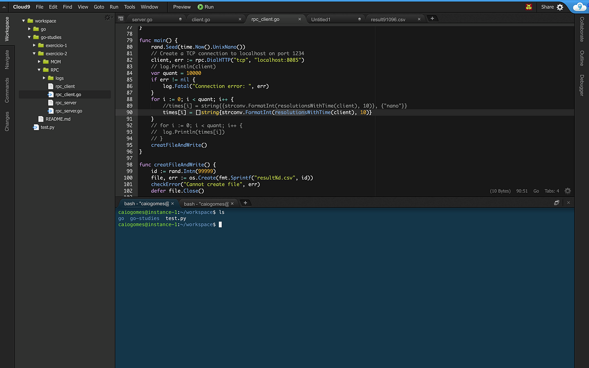Use c9 in Google Cloud Platform. Hello! Have you ever used Cloud9 IDE ...