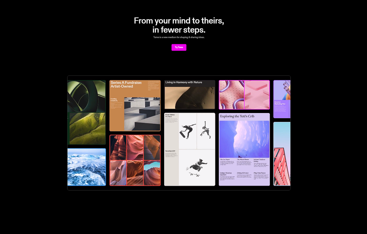How Tome Helps You Create Presentations in Minutes | by AI TOOLZ | Medium