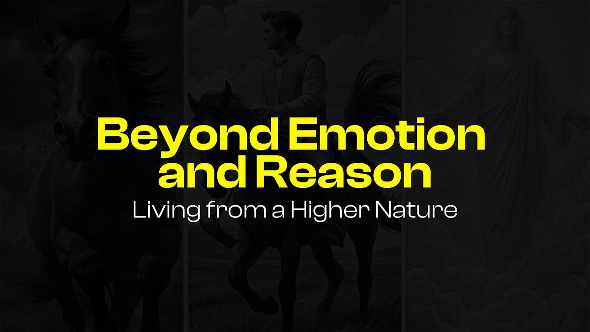 Beyond Emotion and Reason: Living from a Higher Nature | by Ik Ojibe ...