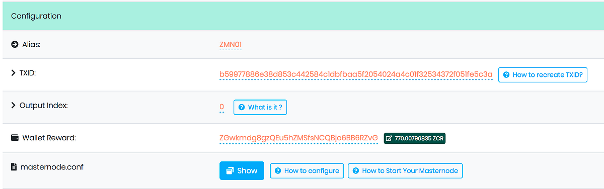 Recreating TXID. Delete the line of the masternode you… | by ZCore Editor | ZCore | Medium