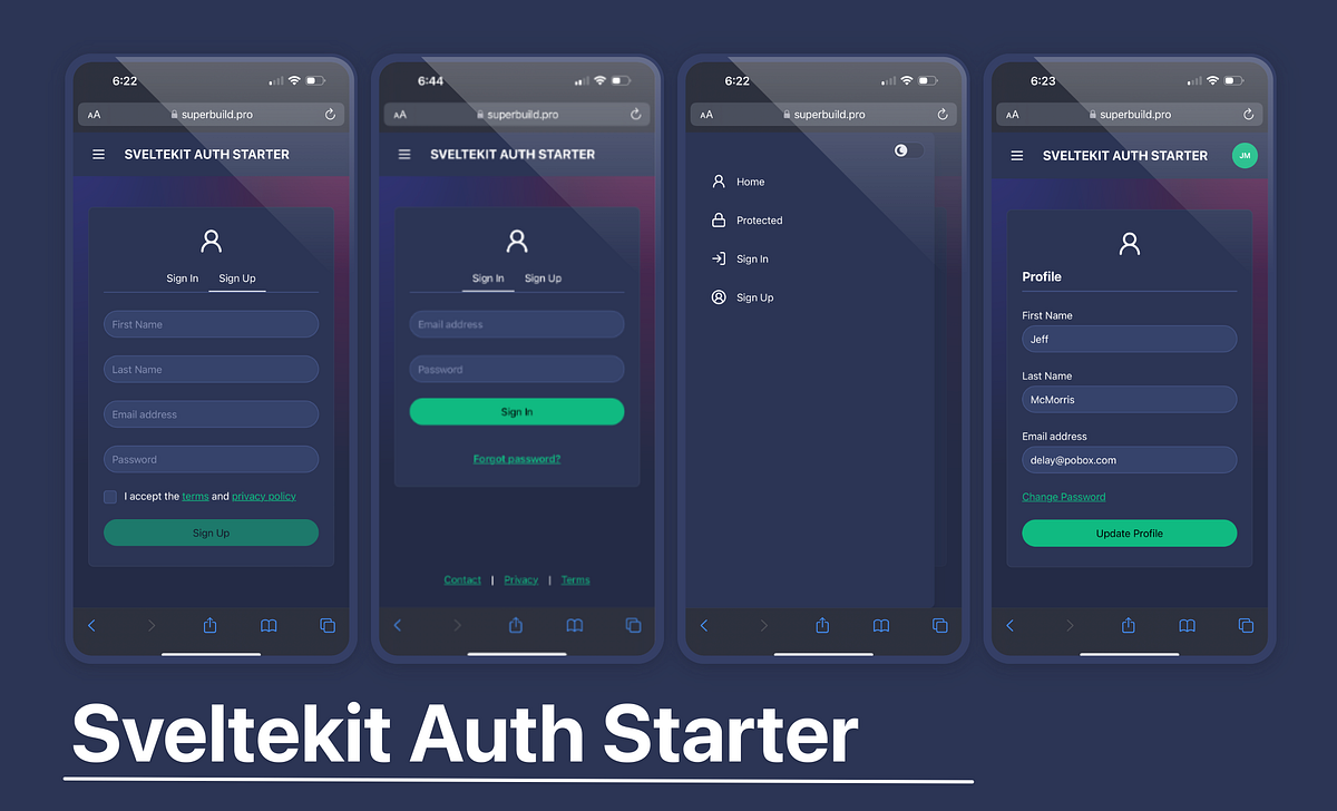 Sveltekit Auth Starter. This is a Sveltekit Auth Starter… | by Jeff McMorris | Medium